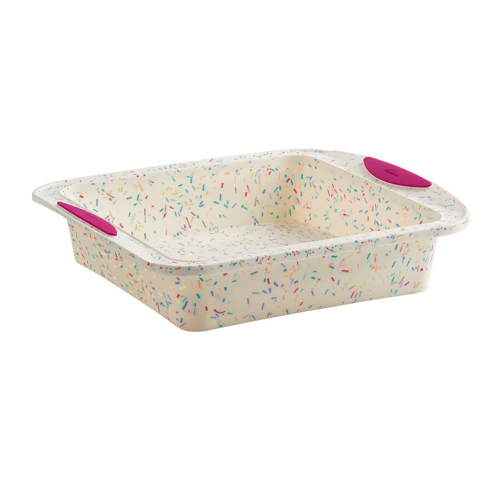Trudeau Confetti Square Cake Pan