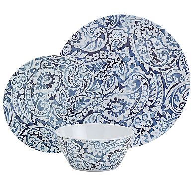 Dolly Parton 12-pc. Paisley Melamine Dinnerware Set