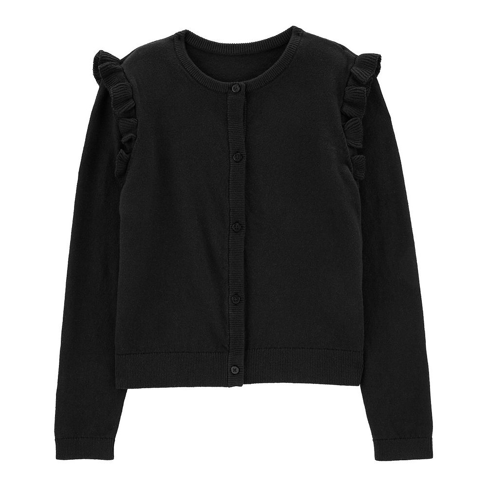 Girls 4-14 Carter's Flutter Shoulder Cardigan