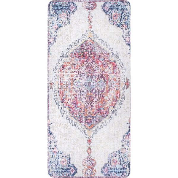 nuLOOM Vintage Medallion Kitchen Mat