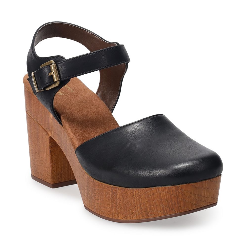 Sonoma Goods For Life® Gimlet Faux Wood Women's Clogs