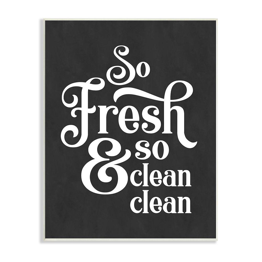 Stupell Home Decor So Fresh So Clean Laundry Vintage Wall Art