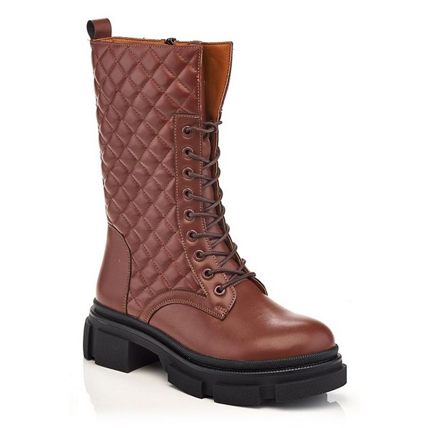 Henry Ferrera Cali-700 Women's Platform Combat Boots