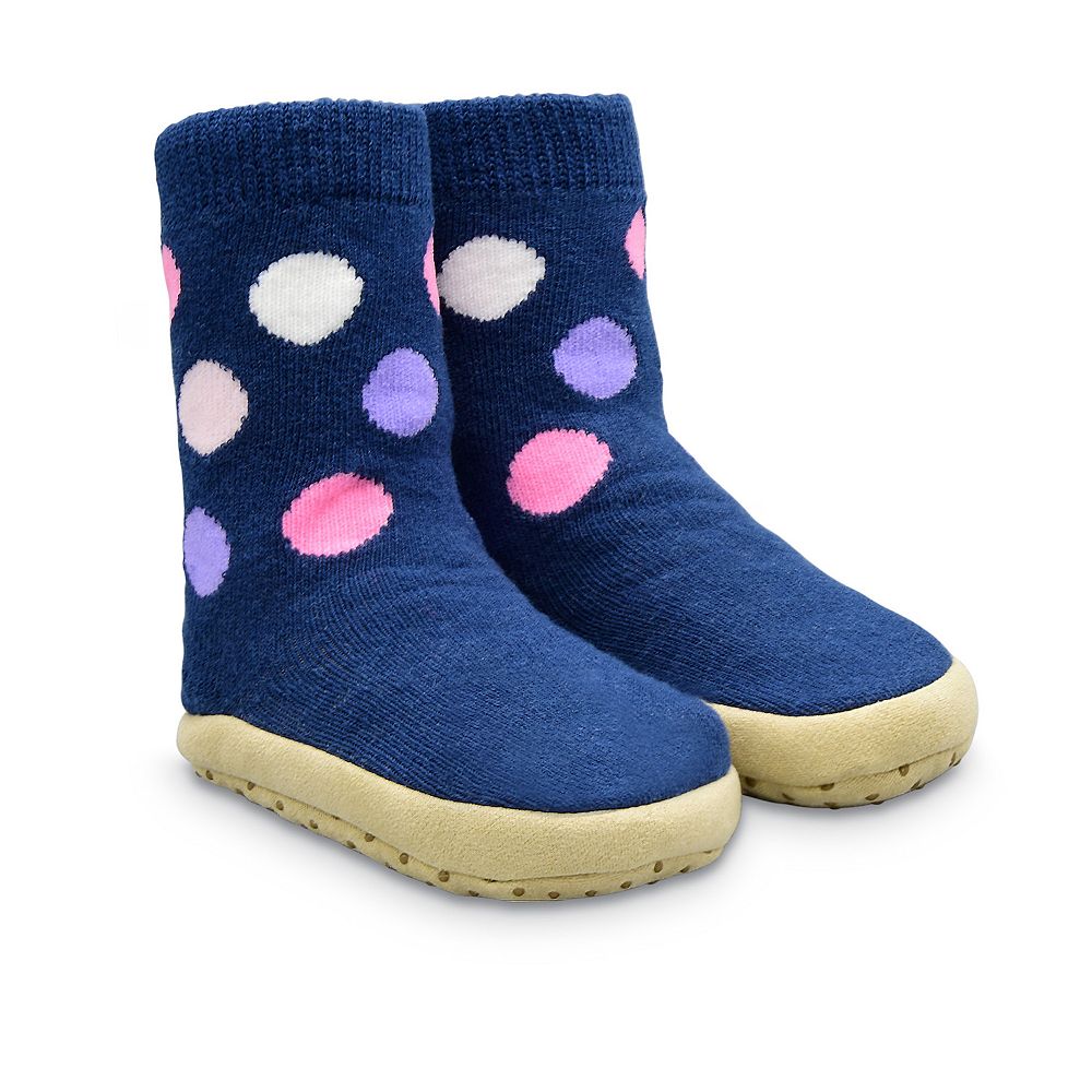 Toddler Girls Jumping Beans Dots Slipper Socks