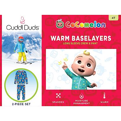 Toddler Boy Cuddl Duds® CoComelon 2 Piece Base Layer Set