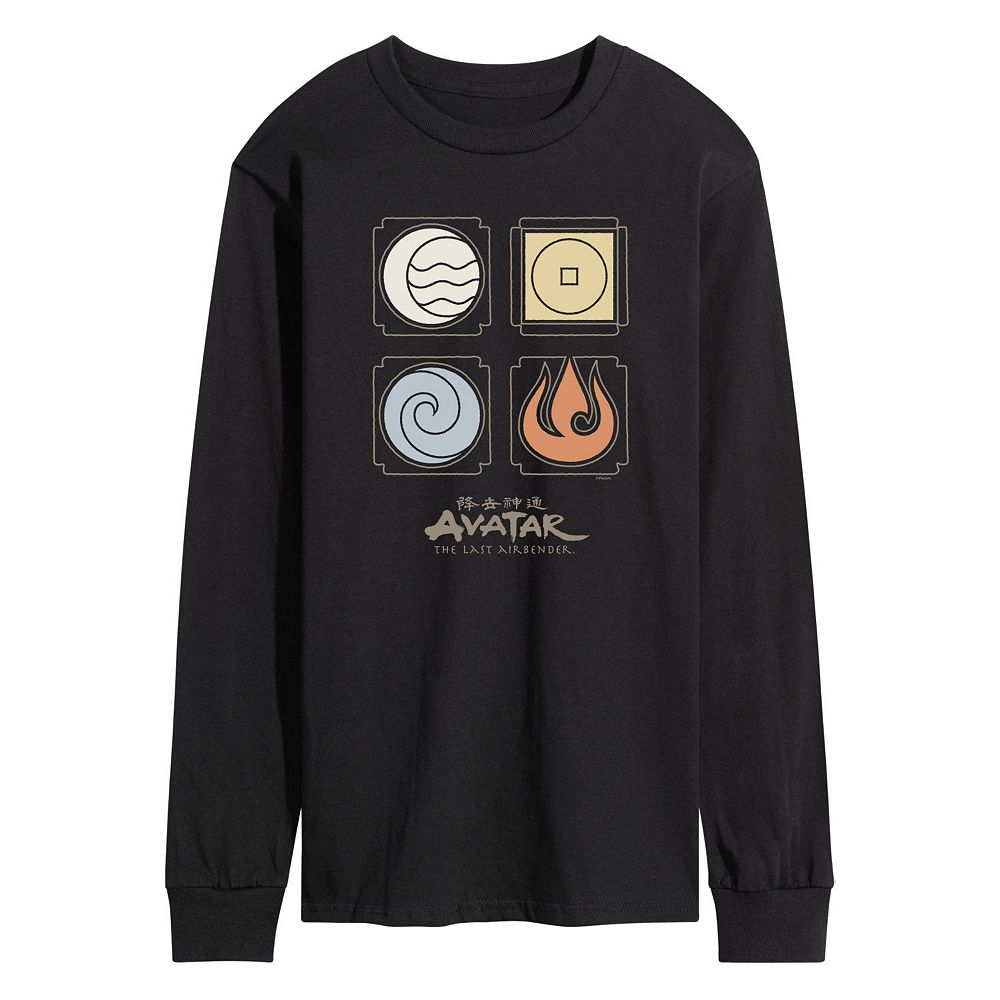 Men's Avatar Nations Symbols Long-Sleeve Tee