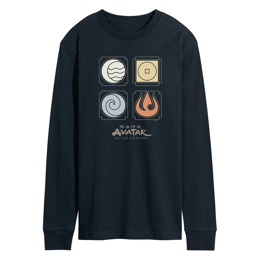 Men's Avatar Nations Symbols Long-Sleeve Tee
