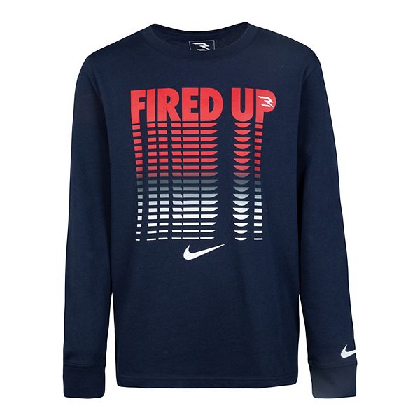 Kids 8-20 Nike 3BRAND Fired Up Graphic Tee by Russell Wilson