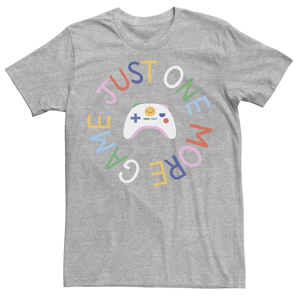 Men's Just One More Game Circled Text Controller Tee