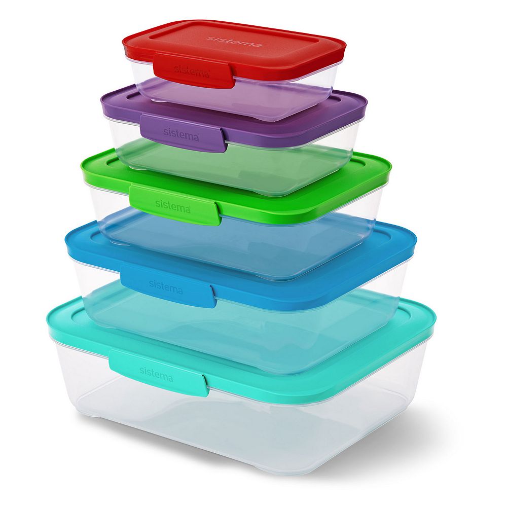 Sistema Nest It 5-pc. Nesting Food Storage Container Set