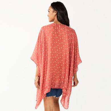 Women's Sonoma Goods For Life Zumo Geo Tacked Ruana