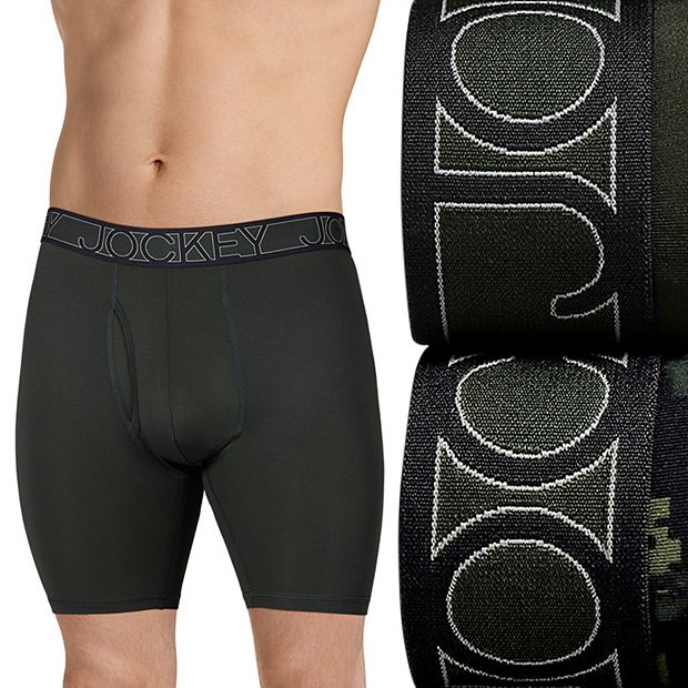 Big Tall Jockey 2 Pack Active Microfiber 9 Long Leg Boxer Briefs