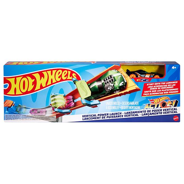 Mattel Hot Wheels Action Power Slam Launcher and Vehicle Set