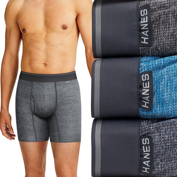 Men's Hanes Ultimate® 3-pack Comfort Flex Fit® Breathable Stretch Boxer Briefs
