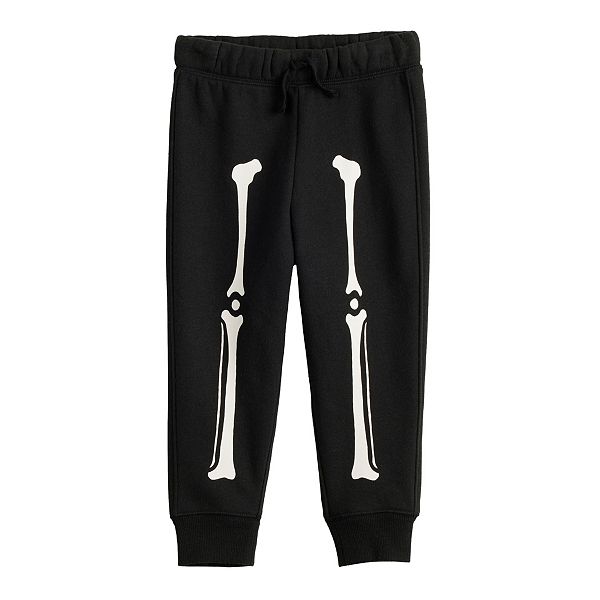 Toddler Jumping Beans® Skeleton Fleece Jogger Pants
