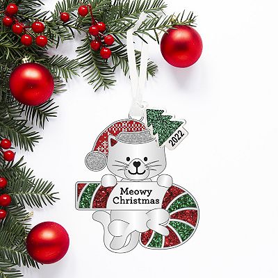 Cat Pet Meowy Christmas Ornament