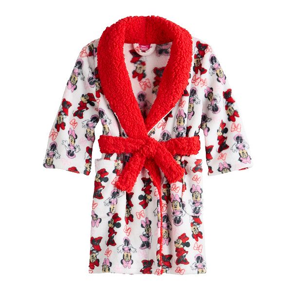 Disney's Minnie Mouse Toddler Girl "Minnie Wow 2" Bath Robe