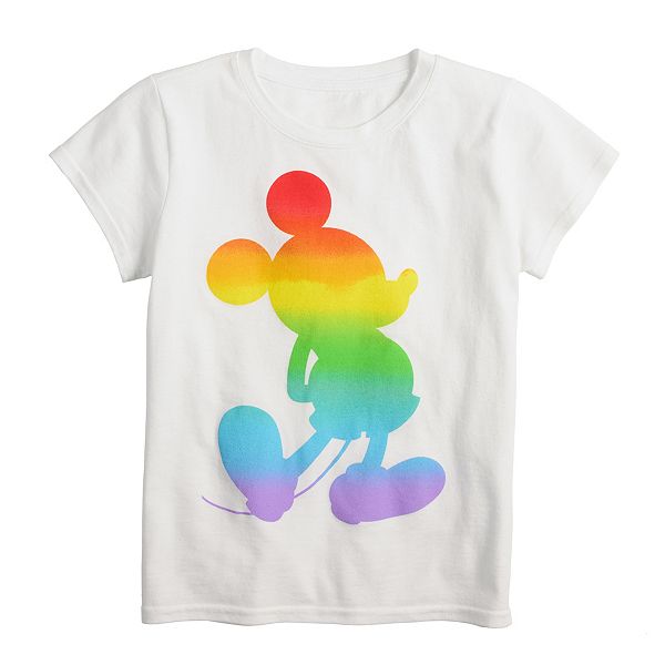 Disneys Mickey Mouse Girls 7 16 Pride Graphic Tee By Celebrate Together™
