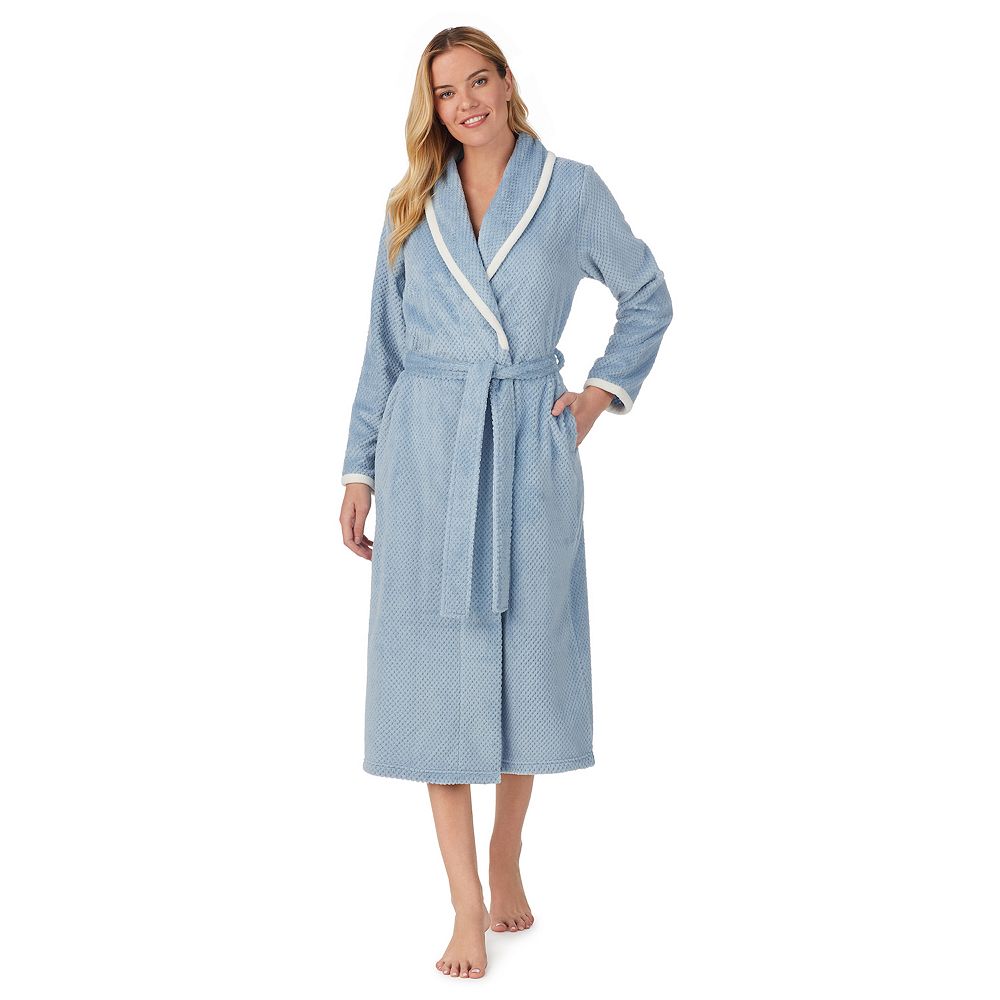 Women's Stan Herman Dimple Plush Wrap Robe