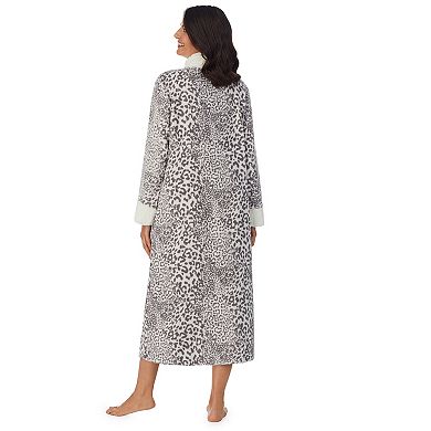 Women's Stan Herman Plush Sherpa Zip Robe