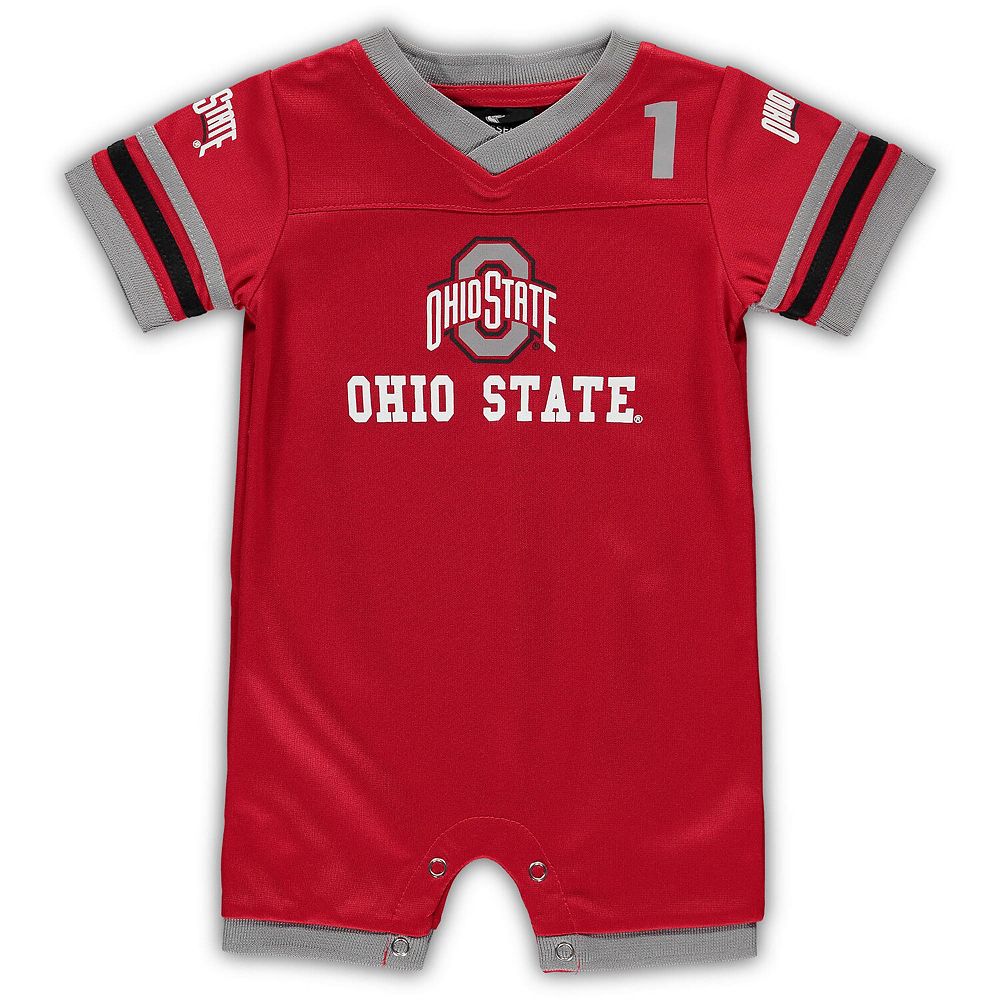 Newborn & Infant Colosseum Scarlet Ohio State Buckeyes Bumpo Football ...