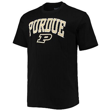 Men's Champion Black Purdue Boilermakers Big & Tall Arch Over Wordmark ...