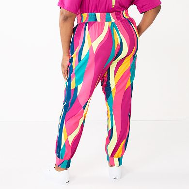 Plus Size Tek Gear® Zipper-Hem Woven Track Pants