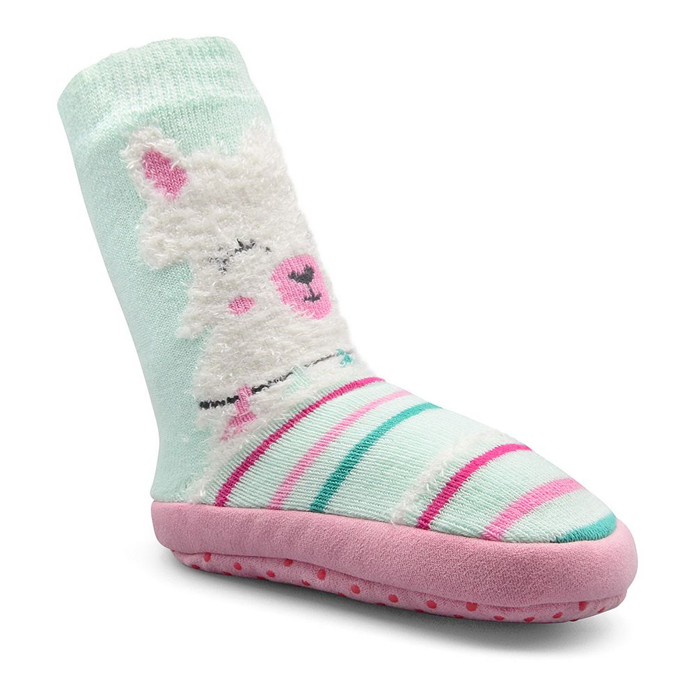 Toddler Girls Jumping Beans Llama Slipper Socks