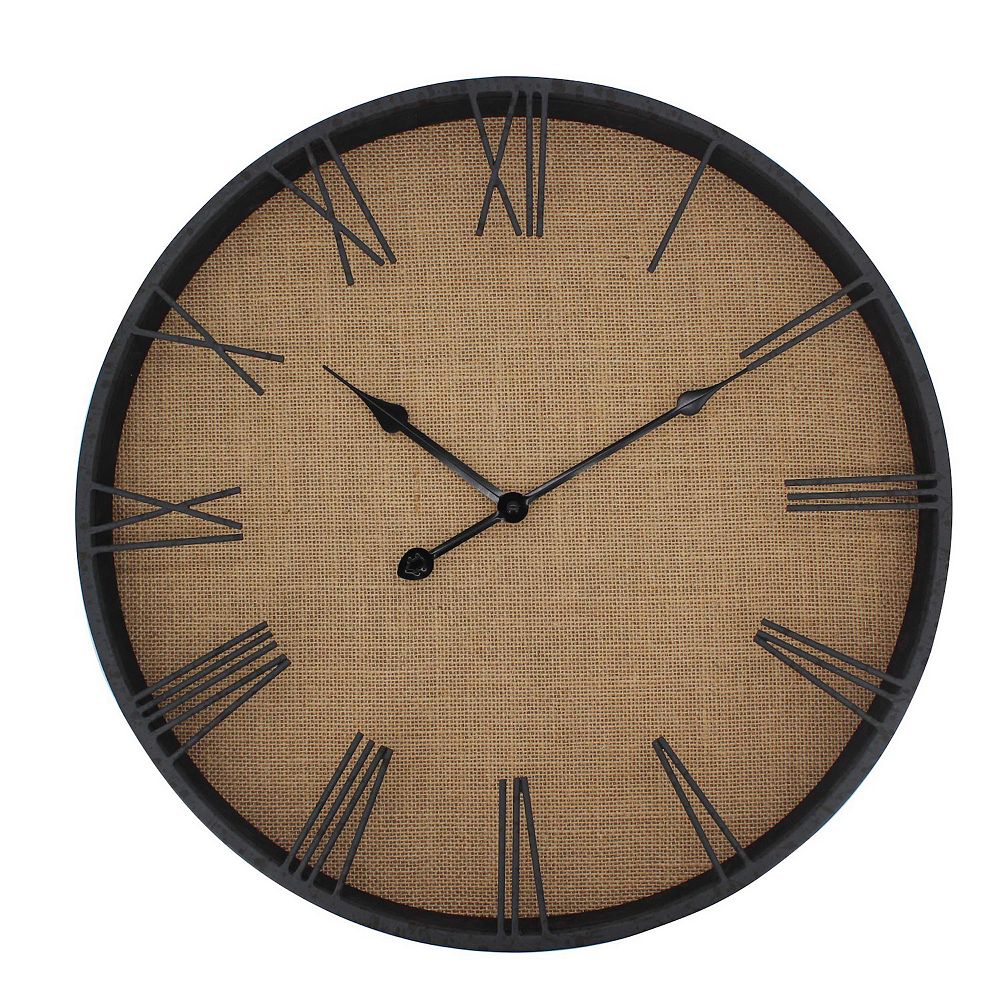 Sonoma Goods For Life® Linen Back Wall Clock