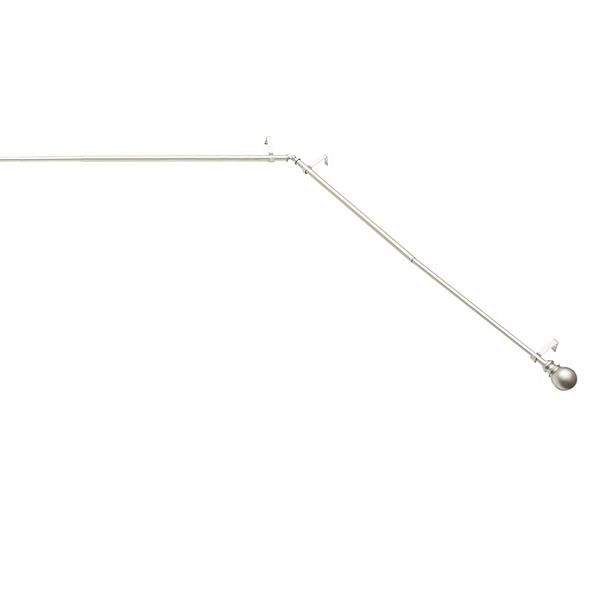 Kenney® Bryce ¾” Decorative Bay Window Double Curtain Rod