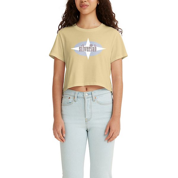 Women's Levi's® Silvertab™ Crop Graphic Logo Tee