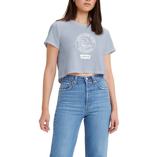 Women's Levi's® Silvertab™ Crop Graphic Logo Tee