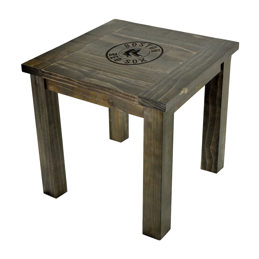 Boston Red Sox Reclaimed Side Table