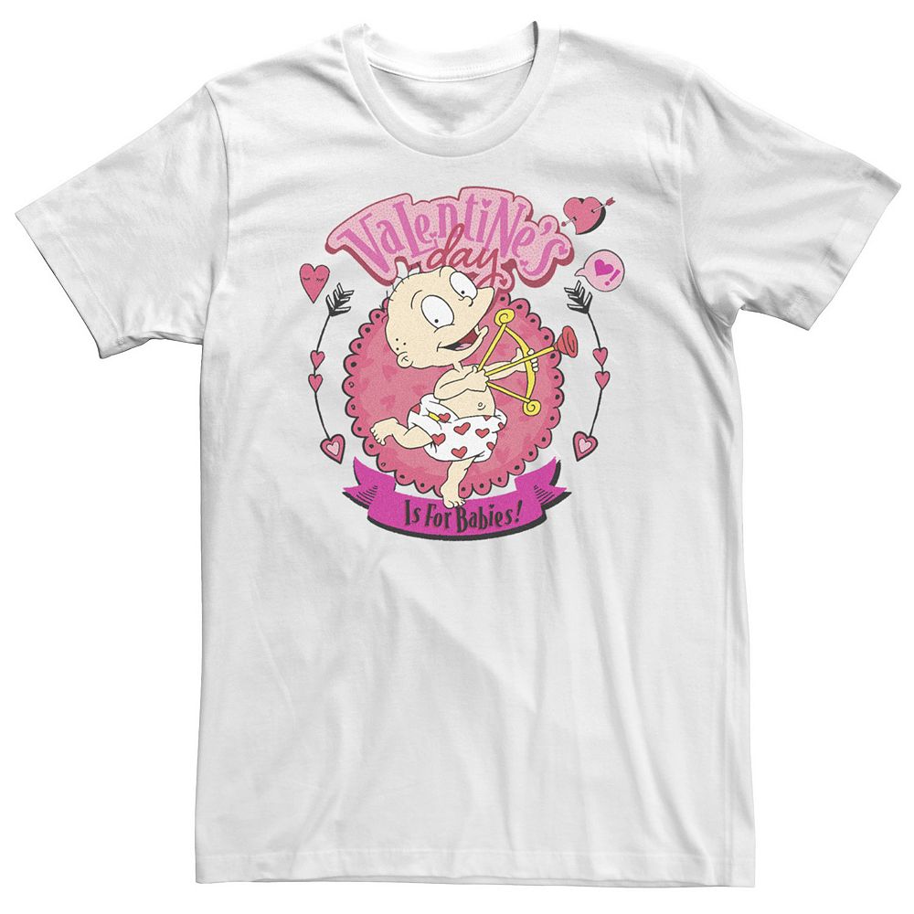 Big & Tall Rugrats Valentine's Day Is For Babies! Cupid Tommy Portrait Tee