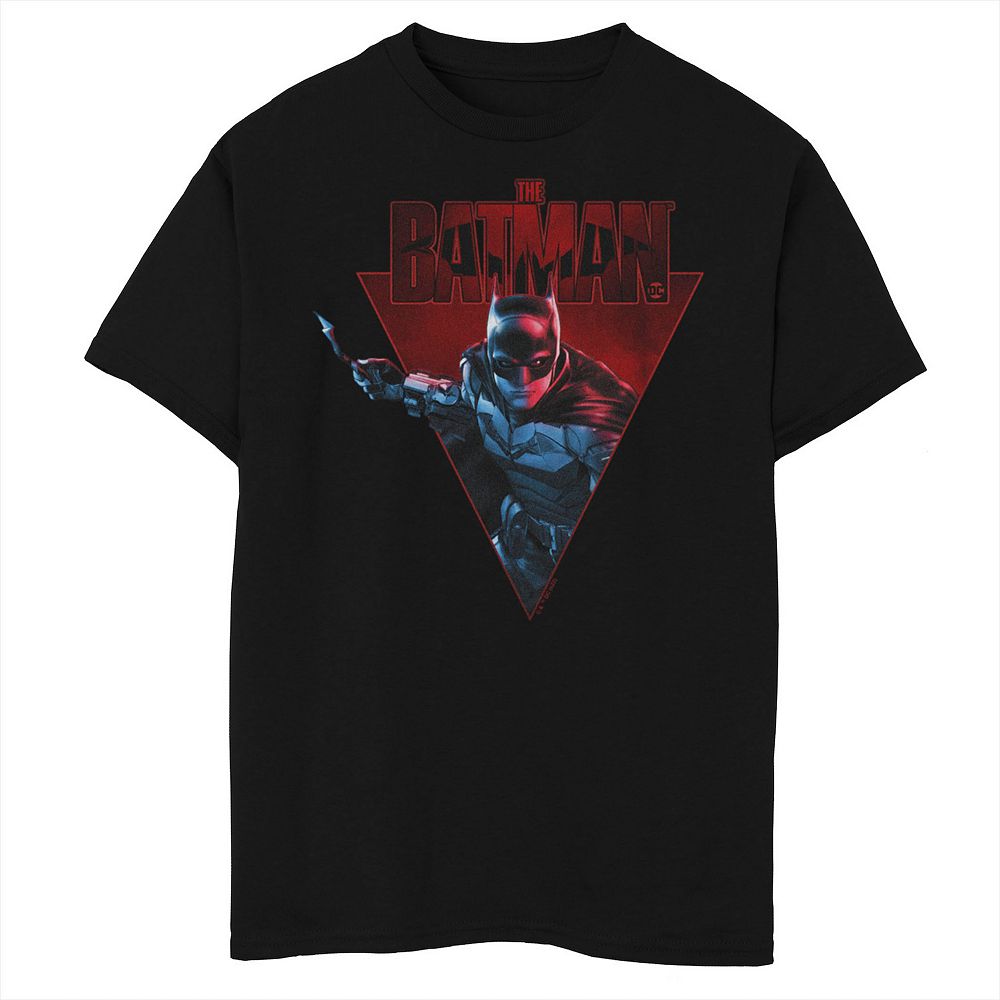 Boys 6-20 DC Comics Batman Bat Shaped Logo Graphic Tee