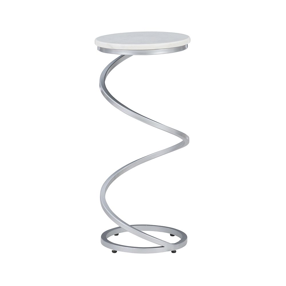 Linon Rian Spiral Drink End Table