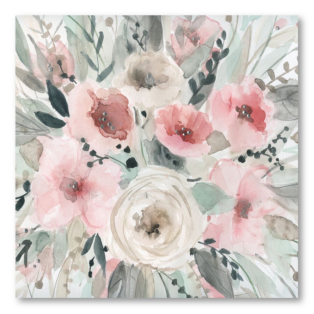 COURTSIDE MARKET Pretty In Blush Canvas Wall Art