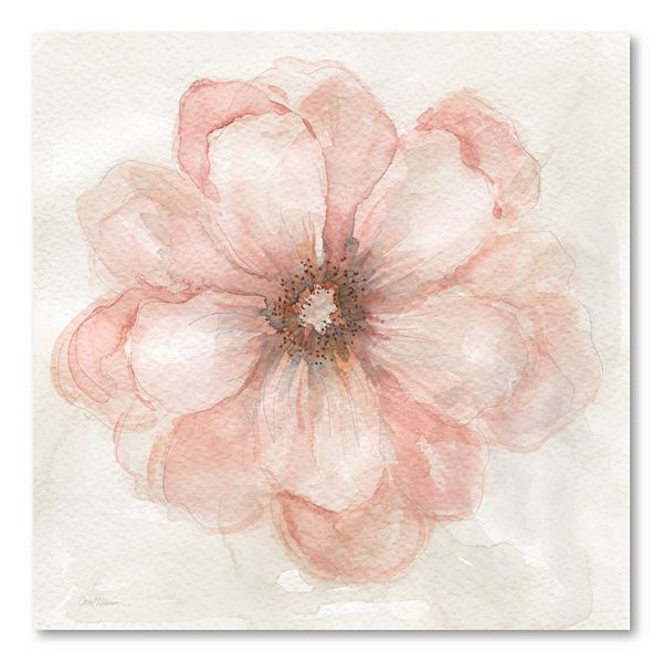 COURTSIDE MARKET Pink Posy II Canvas Wall Art