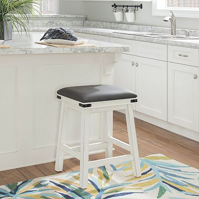 Powell Serrano Counter Stool White