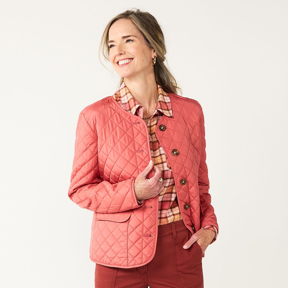Women's Croft & Barrow® Quilted Jacket