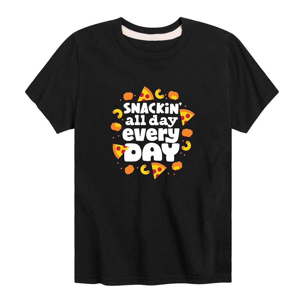 Boys 8-20 Snackin' All Day Funny Graphic Tee