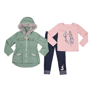 Baby & Toddler Girl Little Lass 3-Piece Jacket Set