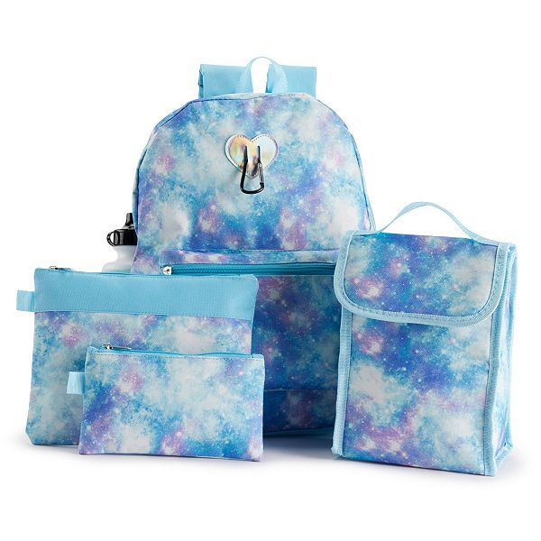 Girls Print Backpack 6-Piece Set