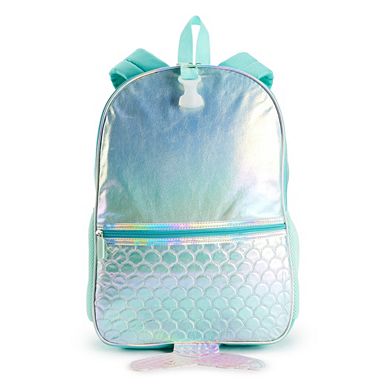 Girls Mermaid Tail Backpack 2-Piece Set