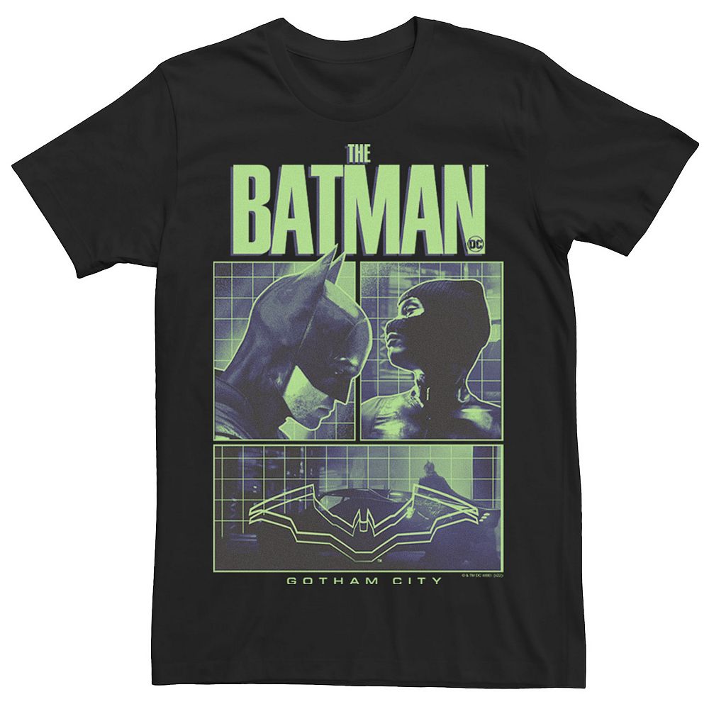 Men's DC Comics The Batman Catwoman and Batman Poster Tee