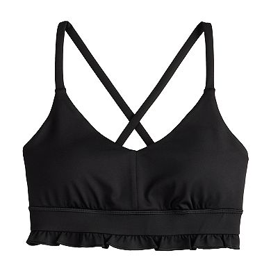 Tek Gear® Twist Back Ruffle Bra