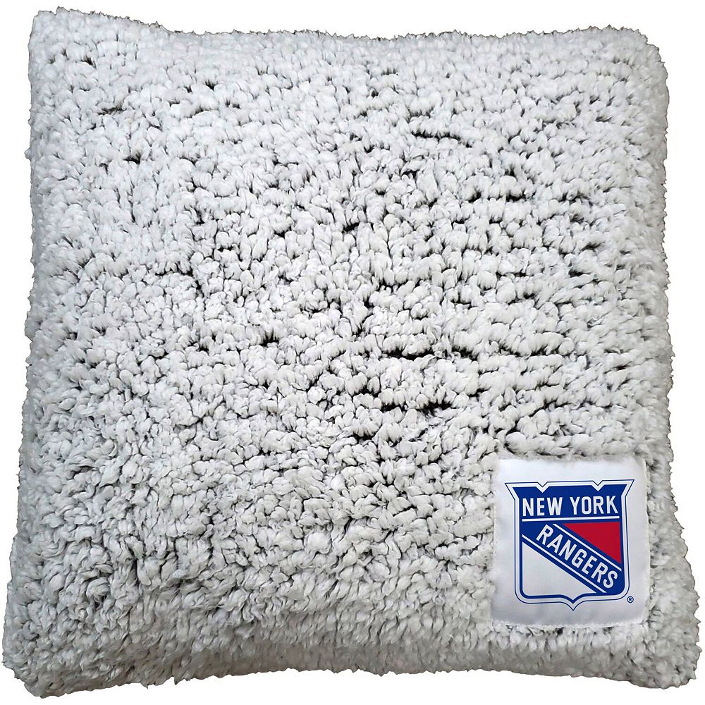 New York Rangers 16'' x 16'' Frosty Sherpa Pillow