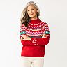 Women's Croft & Barrow® Fair Isle Sweater