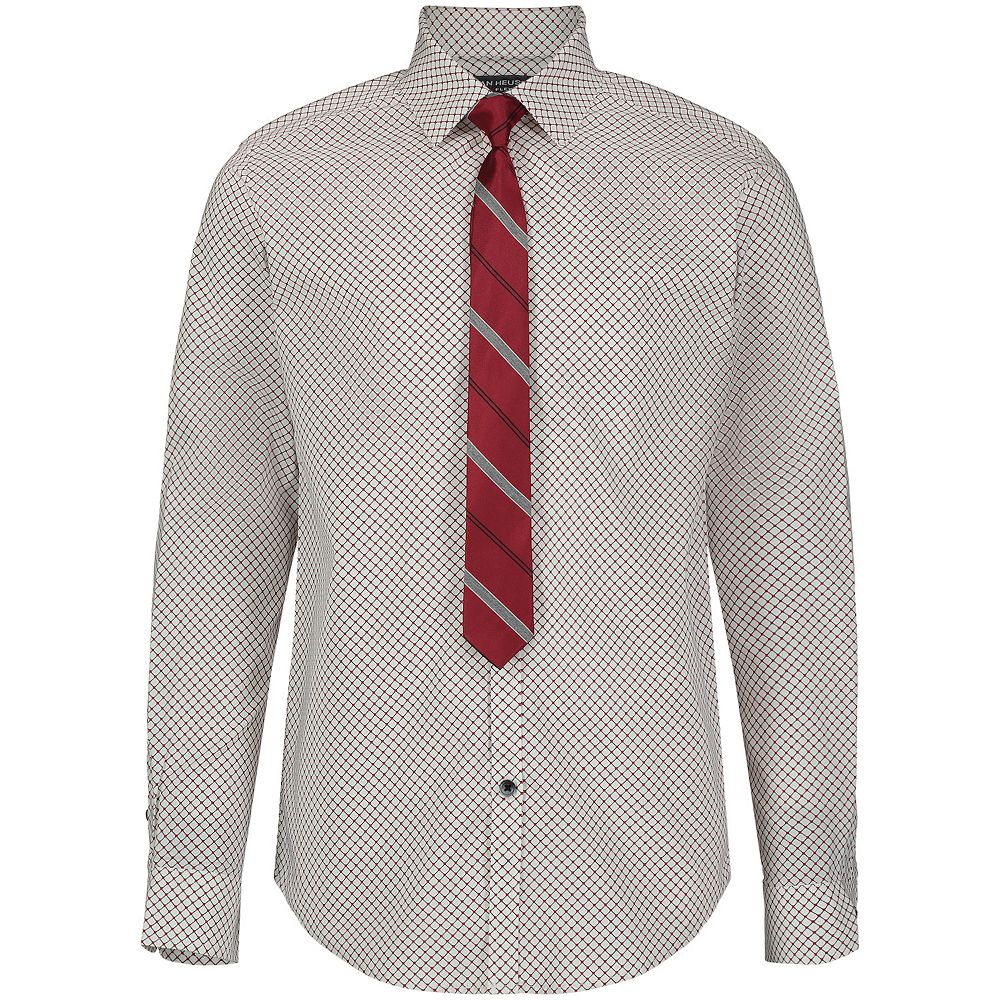 Boys 8-20 Van Heusen Button-Up Shirt & Tie Set