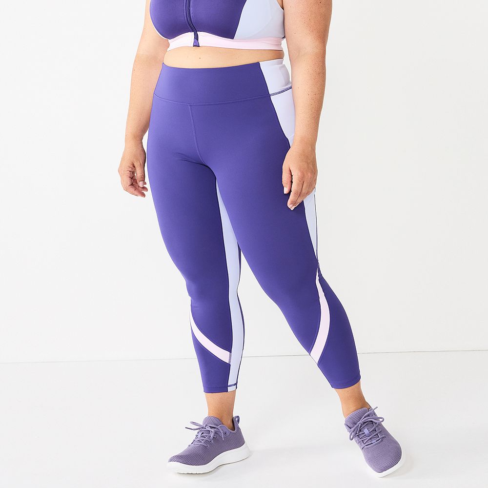 Plus Size Tek Gear® Ultrastretch Colorblock 7/8 Leggings